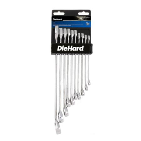 DieHard Extra Long Combination Wrench Set, Metric, 10-Piece DH50120 ...