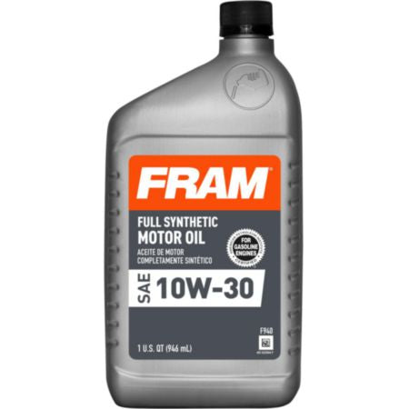 Fram 10W30 Full Synthetic Motor Oil F940 – Beau's Auto Parts