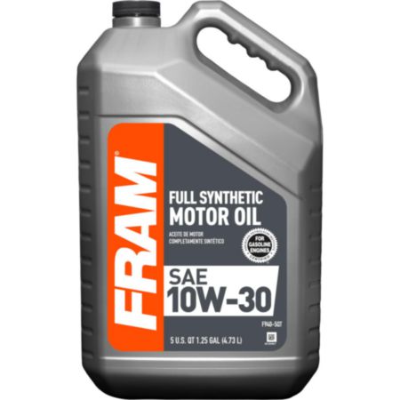 Fram 10W30 Full Synthetic Motor Oil, 5 quart bottle F940-5QT – Beau's ...