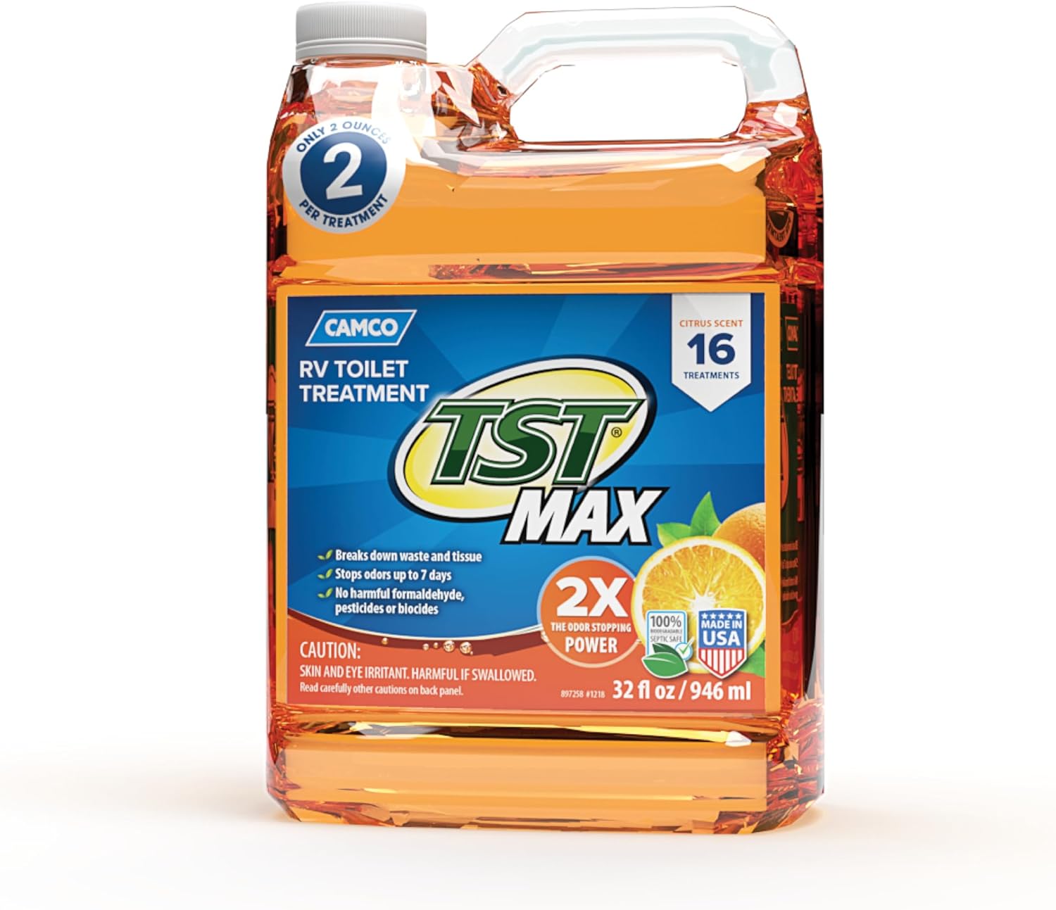 Camco TST MAX Camper / RV Toilet Treatment - 41192 – Beau's Auto Parts